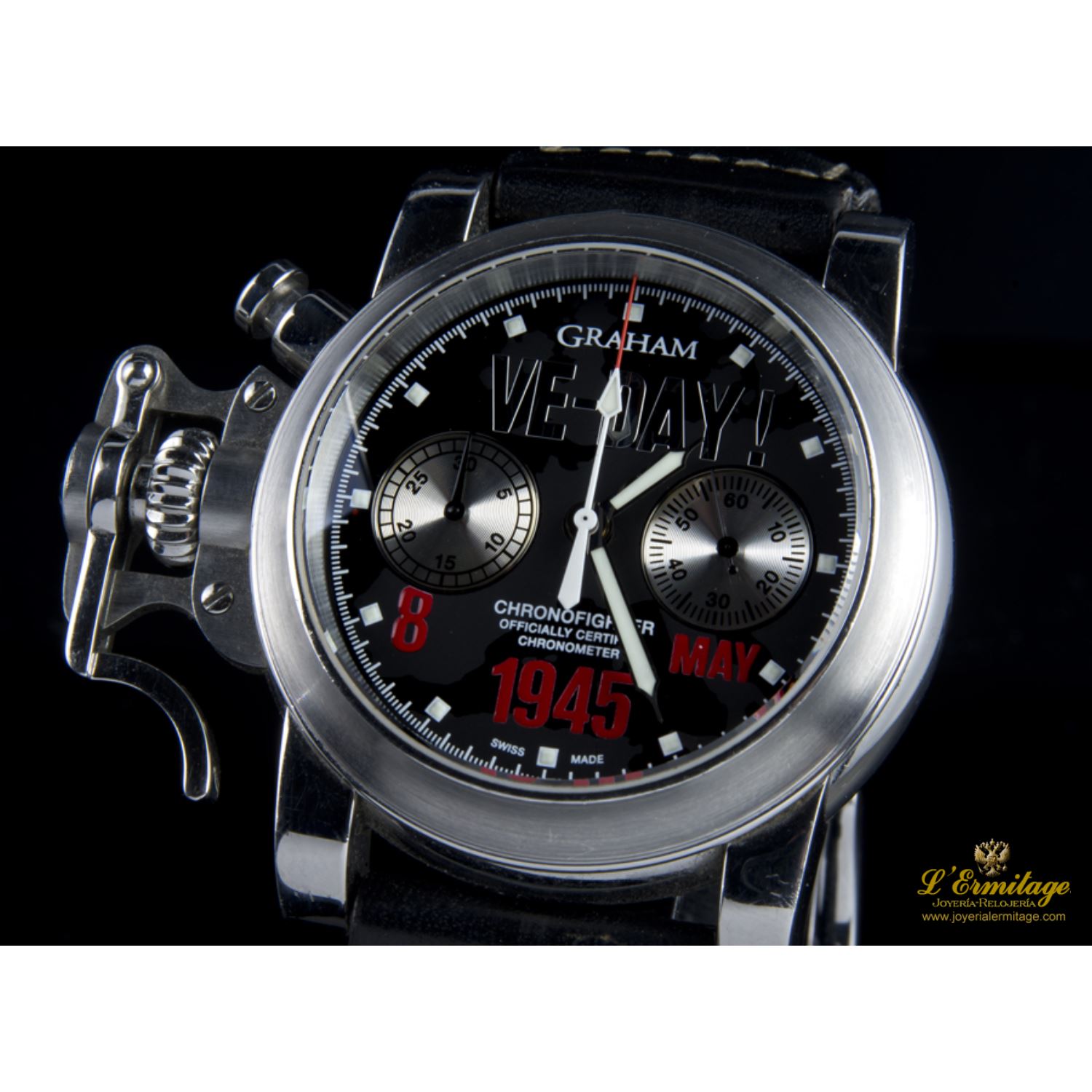 Reloj Graham Chronofighter Ve-Day Limited Edition. Automático. Acero ...