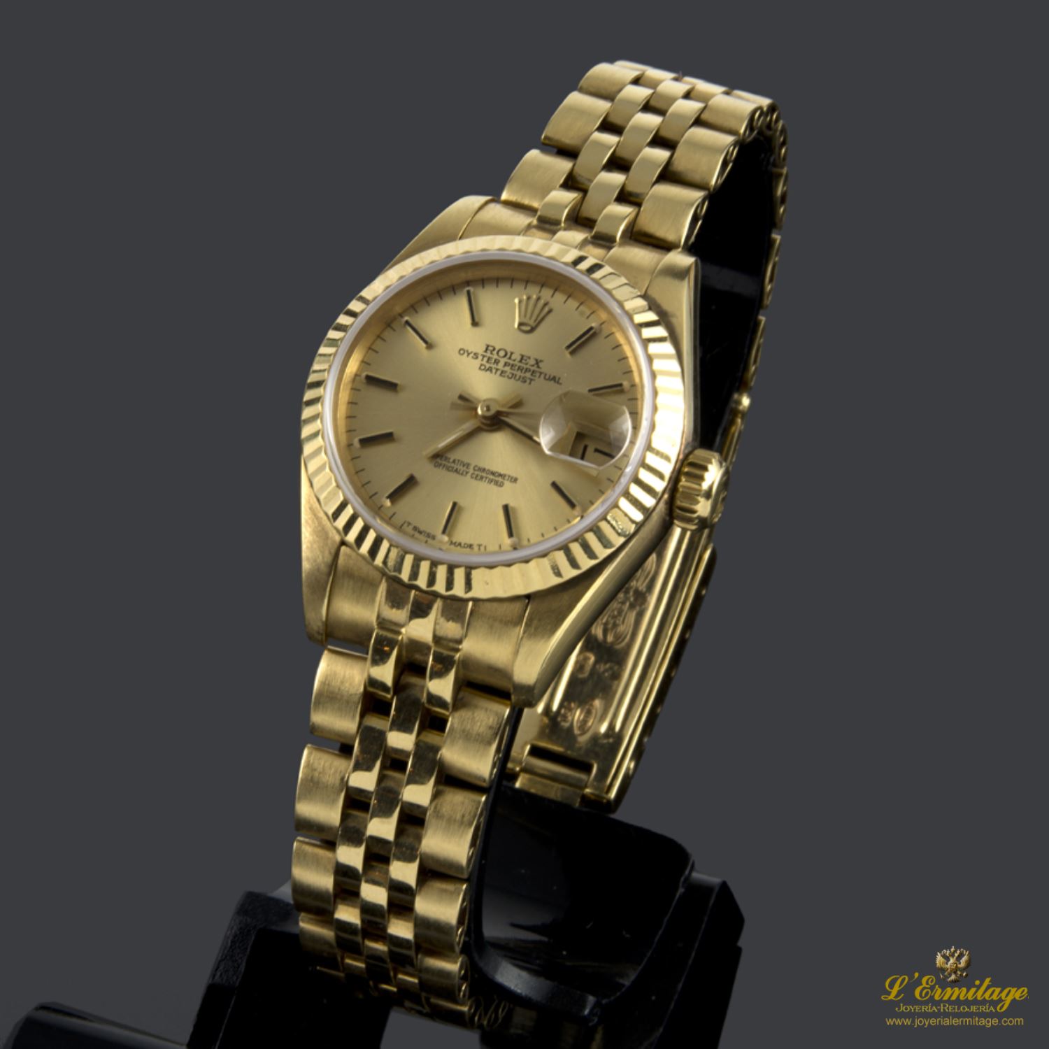 ROLEX DATEJUST ORO JUBILE. · Joyeria L'Ermitage · Compra-Venta de ...