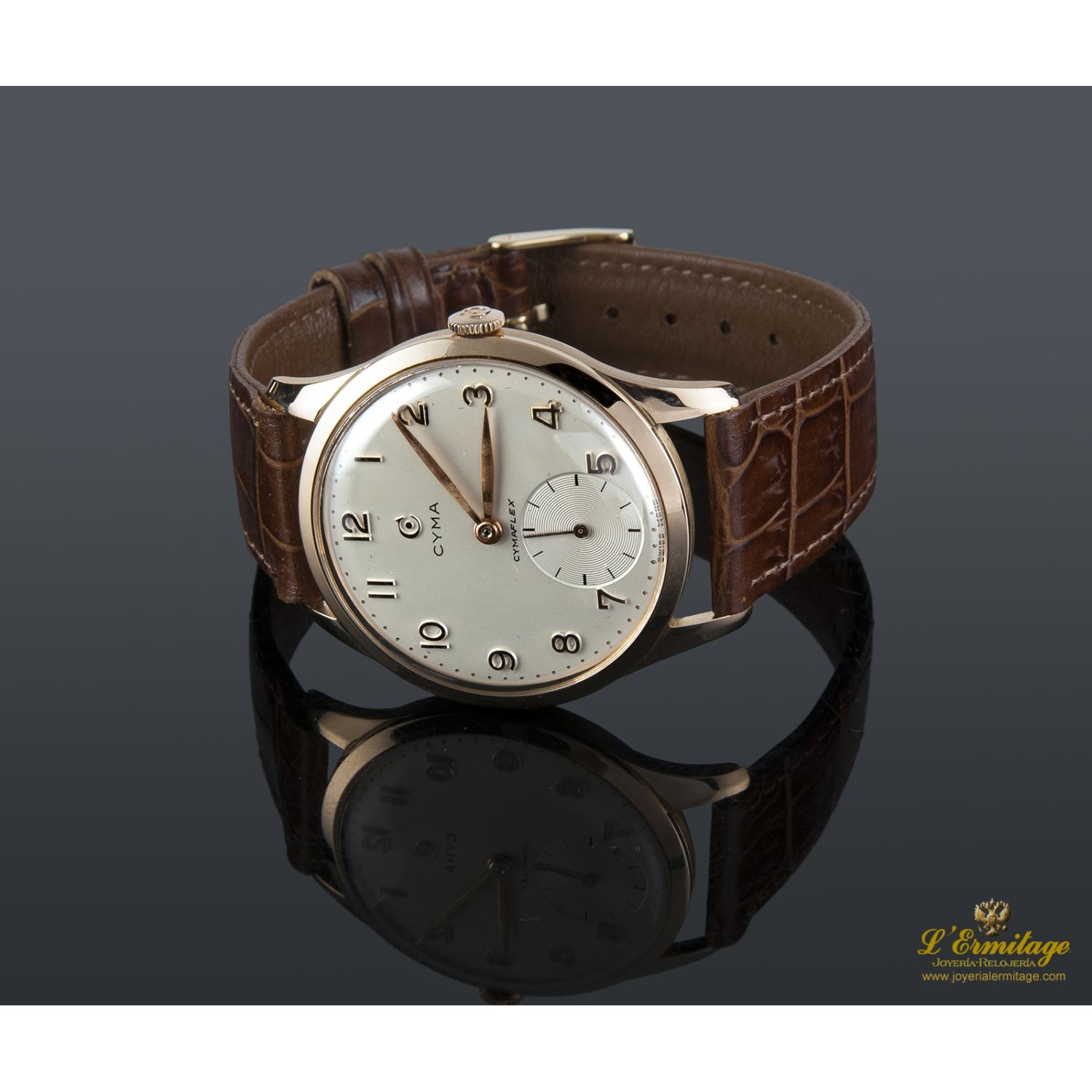 Reloj Cyma Cymaflex. Cuerda Manual. Oro Amarillo. Reloj De Caballero ...