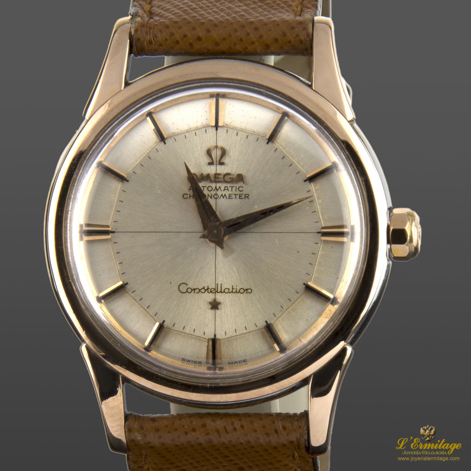 OMEGA CONSTELLATION ACERO Y ORO AUTOMÁTICO CABALLERO · Joyeria L ...