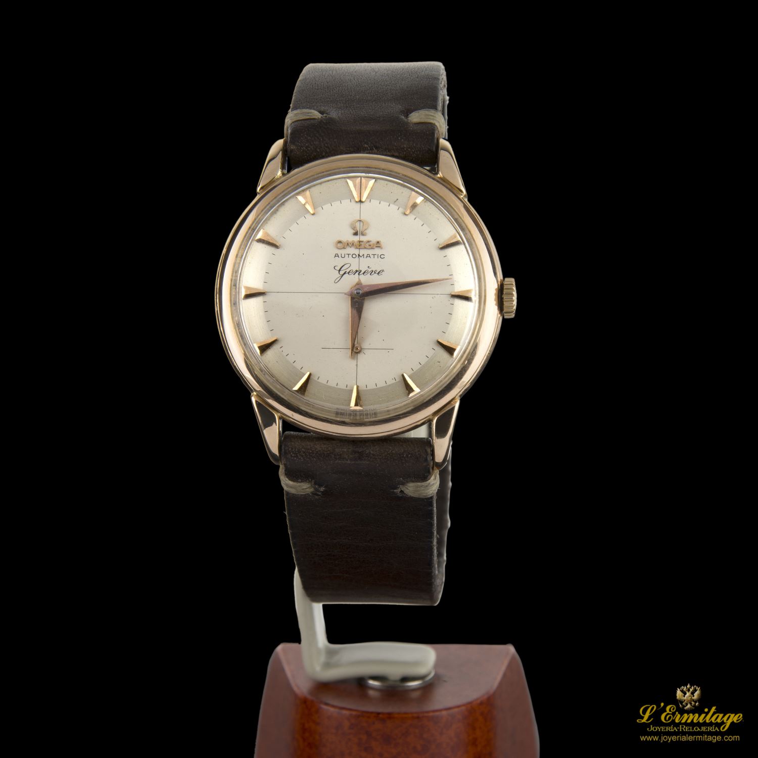OMEGA CLASSIC ORO ROSA SEGUNDERO PEQUEÑO AUTOMÁTICO CABALLERO 34MM ...