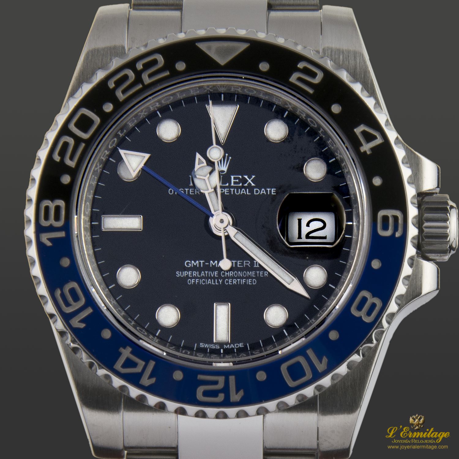 ROLEX GMT-MASTER II CERÁMICO AZUL Y NEGRO. · Joyeria L'Ermitage ...