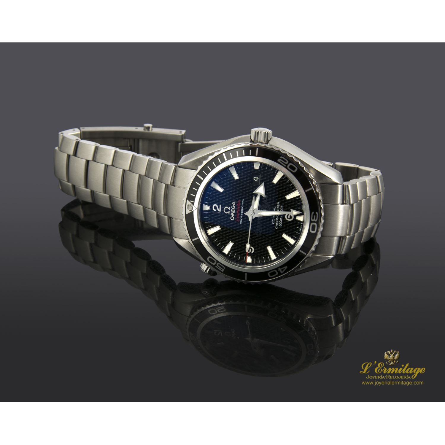 OMEGA SEAMASTER PLANET OCEAN QUANTUM OF SOLACE. · Joyeria L'Ermitage ...