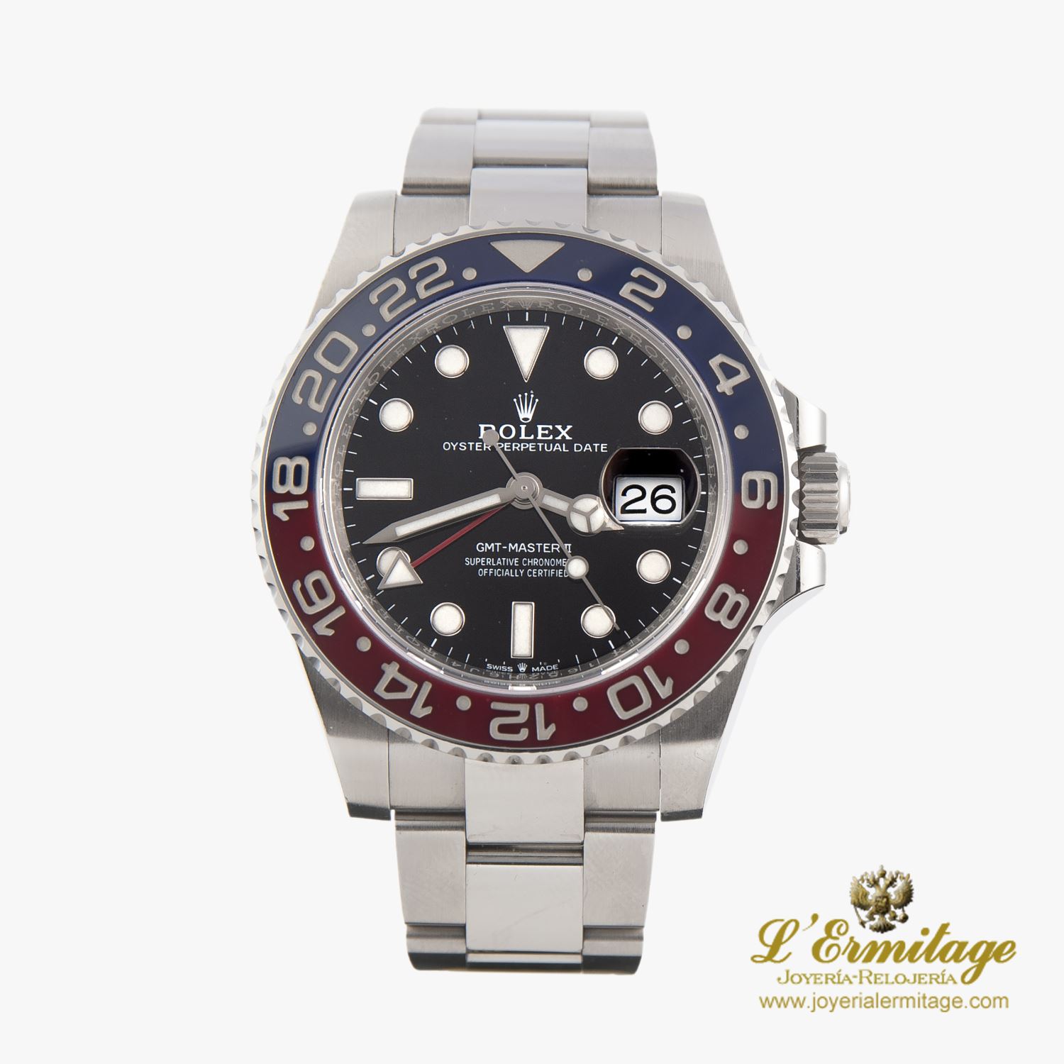 Reloj Rolex Gmt Master Ii Pepsi Cerámico Acero.. Automático. Acero ...