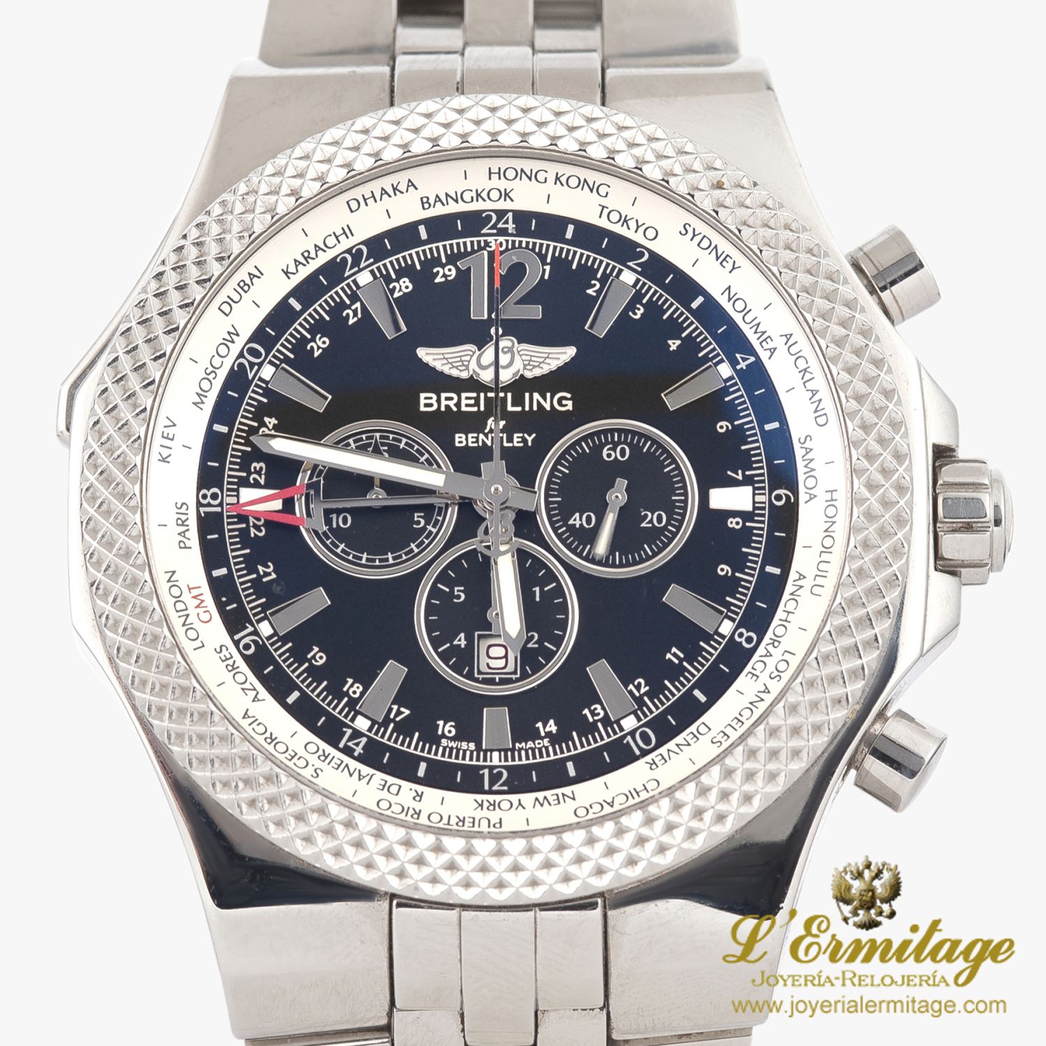 Reloj Breitling Breitling For Bentley Acero 49Mm.. Automático. Acero ...