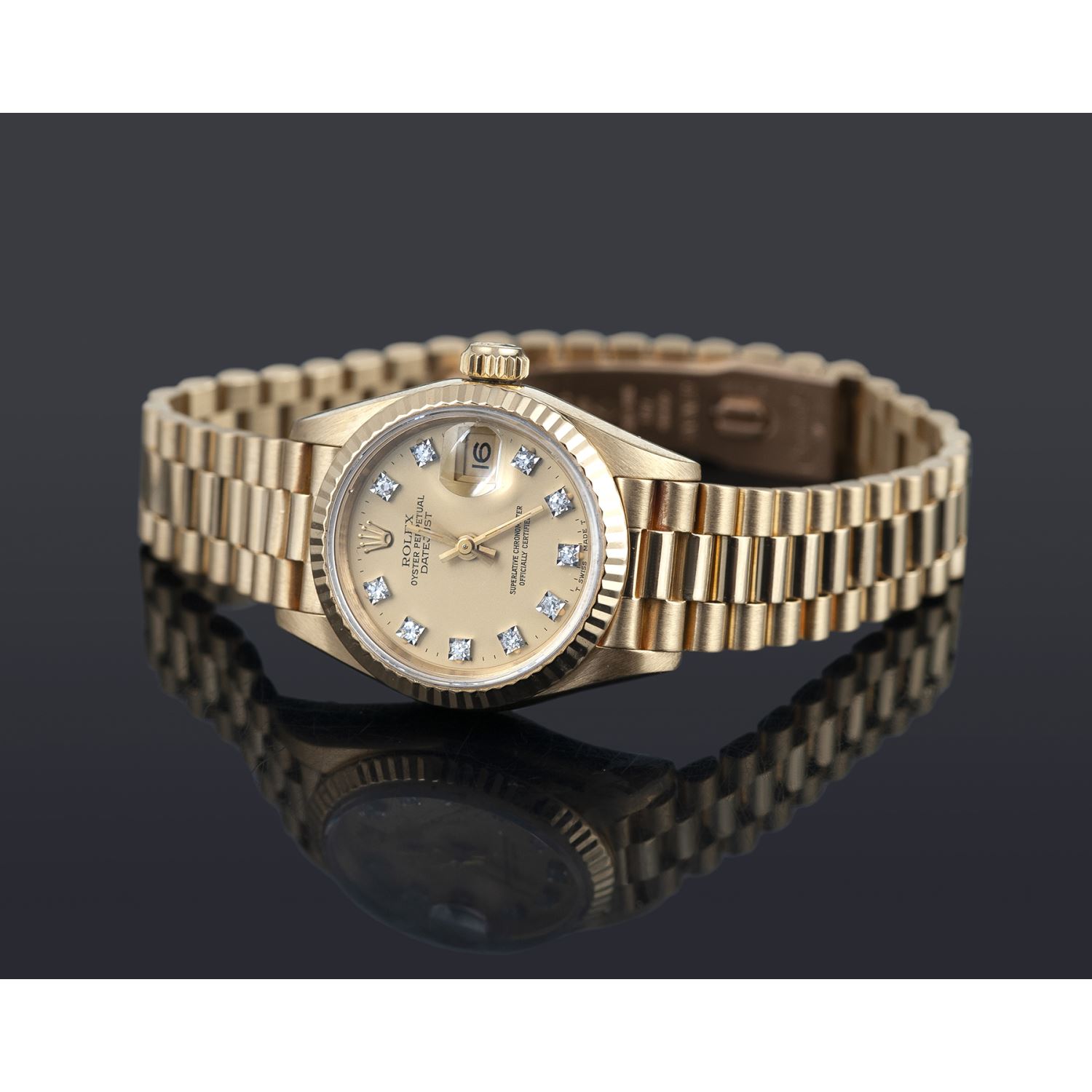 Reloj Rolex Datejust Oro Amarillo Brillantes Señora.. Automático. Oro ...