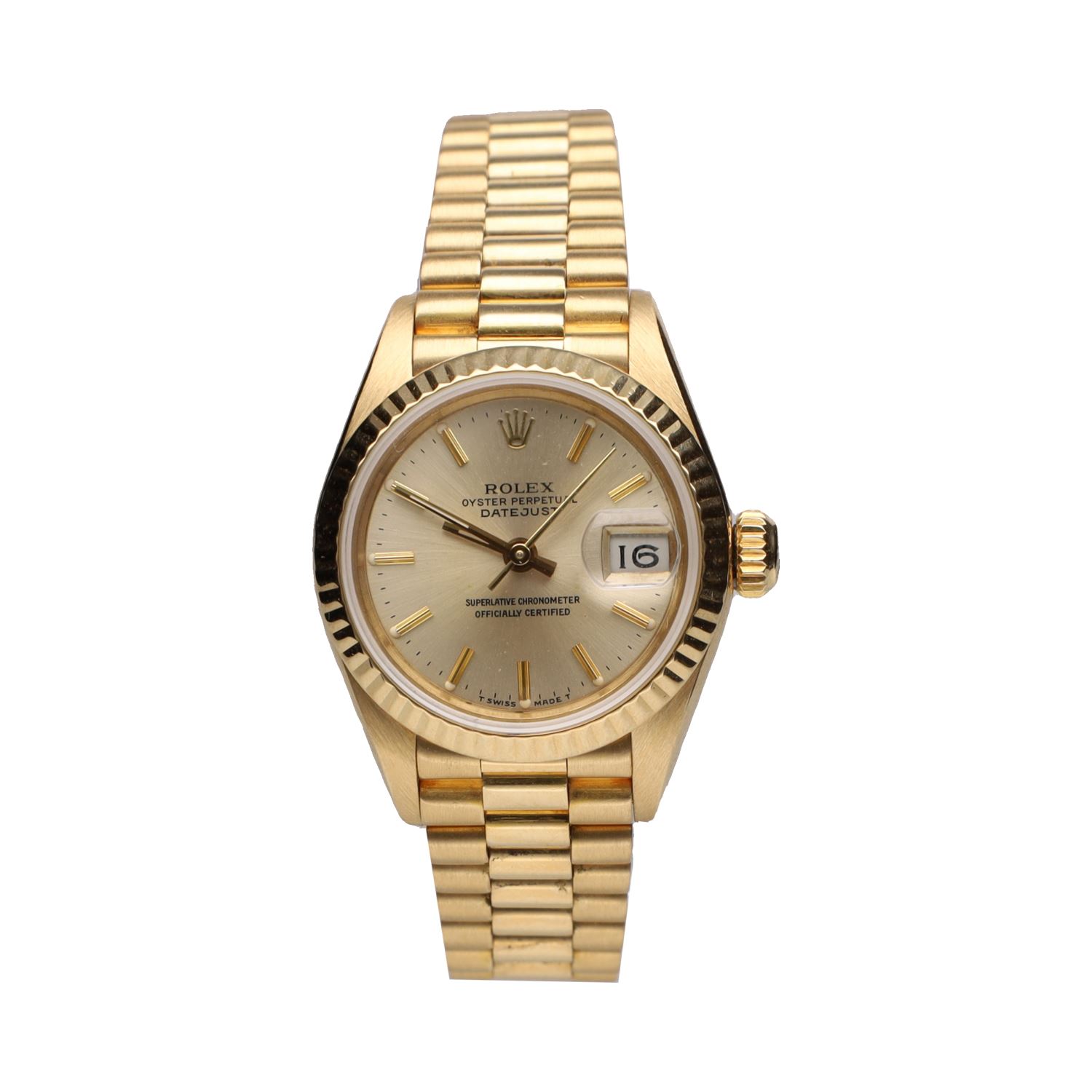 Reloj Rolex Datejust President Señora Oro Amarillo.. Automático. Oro ...