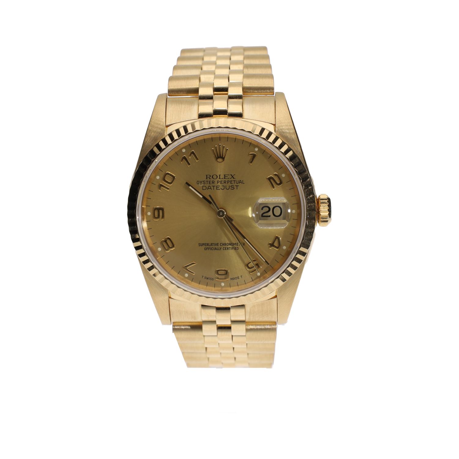 Reloj Rolex Datejust Oro Amarillo Jubille 36Mm.. Automático. Oro ...
